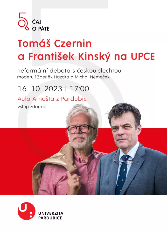 Tomáš Czernin a František Kinský na UPCE | Univerzita Pardubice